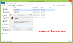 Folder Guard Secret, Open Folder Without Password