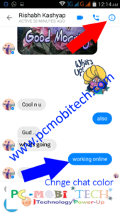 Facebook Messenger Color customization & Nicknames feature.
