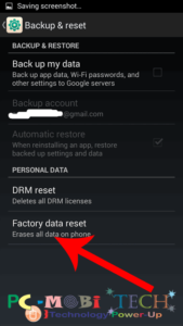 How Securely reset Android Smartphone without losing data