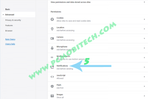 Disable Push Notifications of a website in Desktop Browser