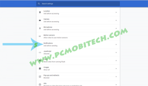 Disable Push Notifications of a website in Desktop Browser
