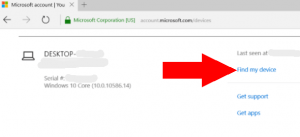 How to track or find your lost Windows 10 Laptop online