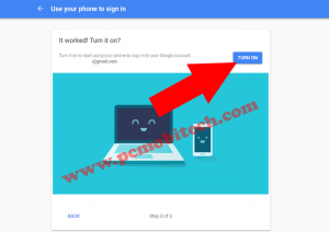 Setup & Use Google Prompt (login without password)