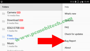 How to Report an Android app (error) bug to the app developer?
