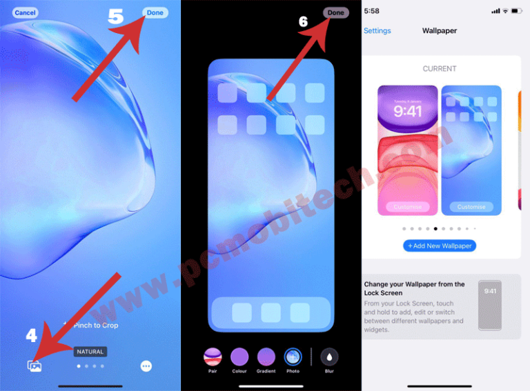 How to Set Different Wallpaper Than Lock screen iPhone?