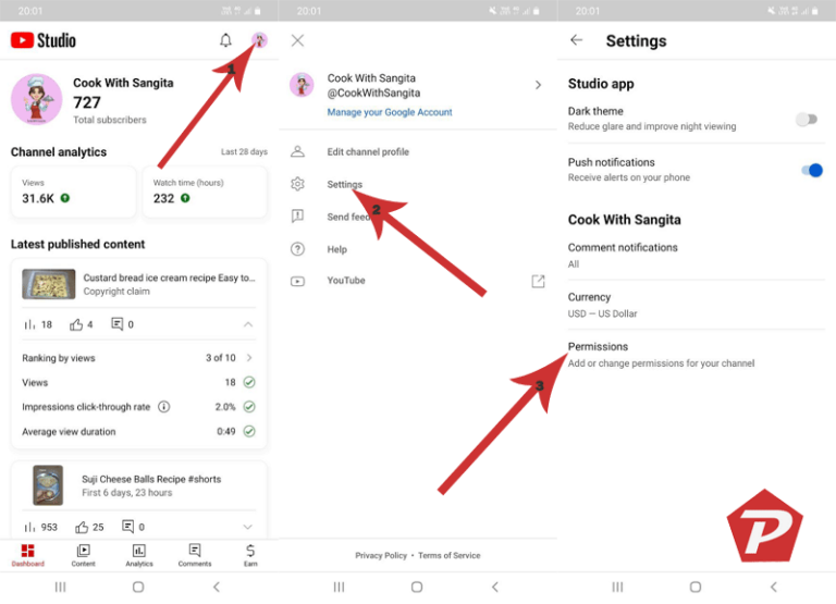 How to Allow or Manage Channel Permissions In YouTube Studio?