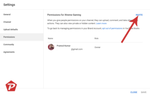 How to Allow or Manage Channel Permissions In YouTube Studio?
