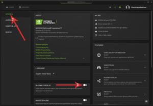 Enable FPS Counter Using Nvidia GeForce Experience