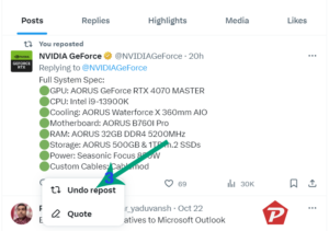 How to Undo or Delete Retweet/Repost on X (Twitter)?